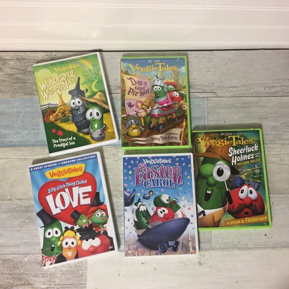 VeggieTales | Media | Veggietales Dvd Lot Of 5 | Poshmark
